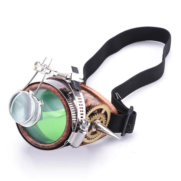 Mad Man Steampunk Monocle Goggles - Gothic Babe Co