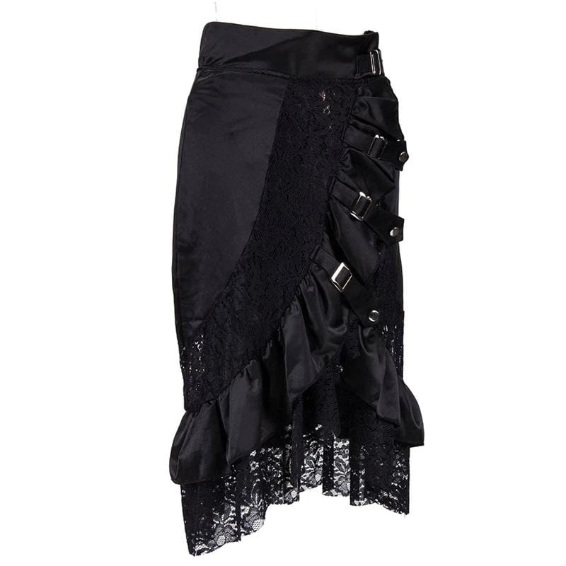 Medieval Black Gothic Skirt | Goth Skirt - Gothic Babe Co