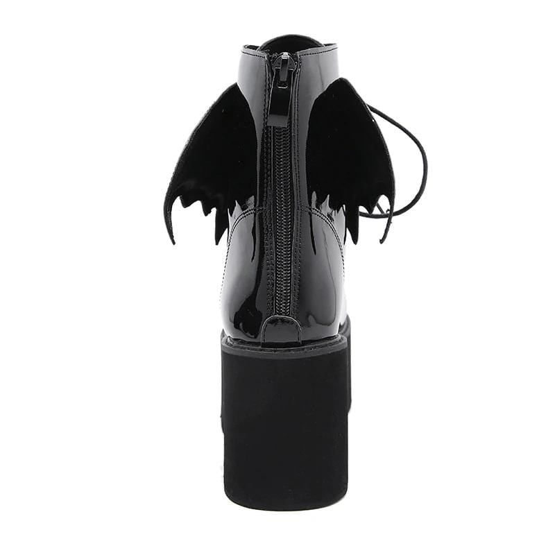 Devil Winged Boots - Gothic Babe Co