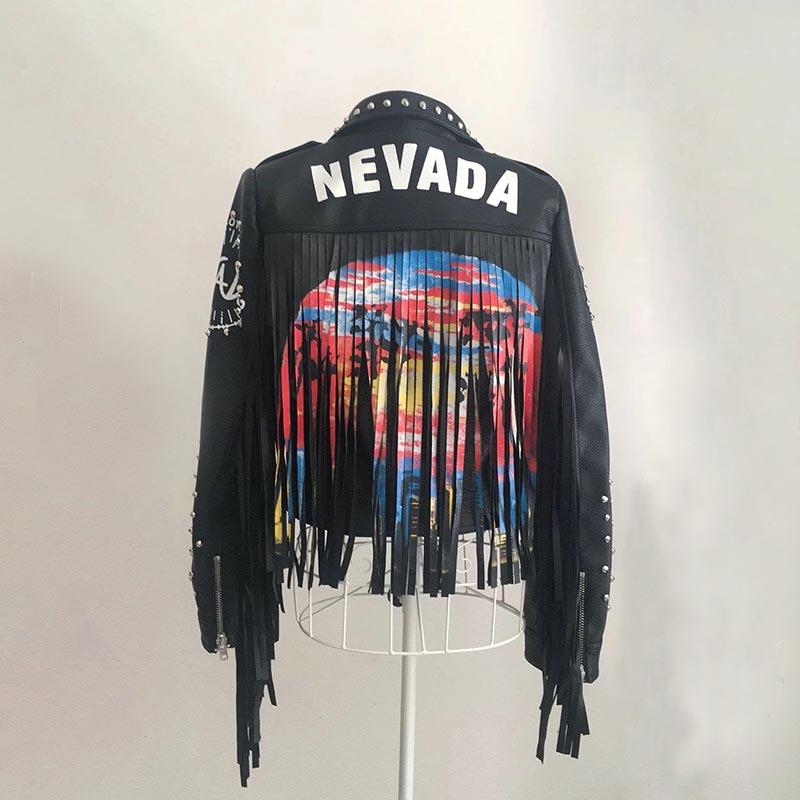 Fancy Punk Leather Jacket | Goth Jacket - Gothic Babe Co