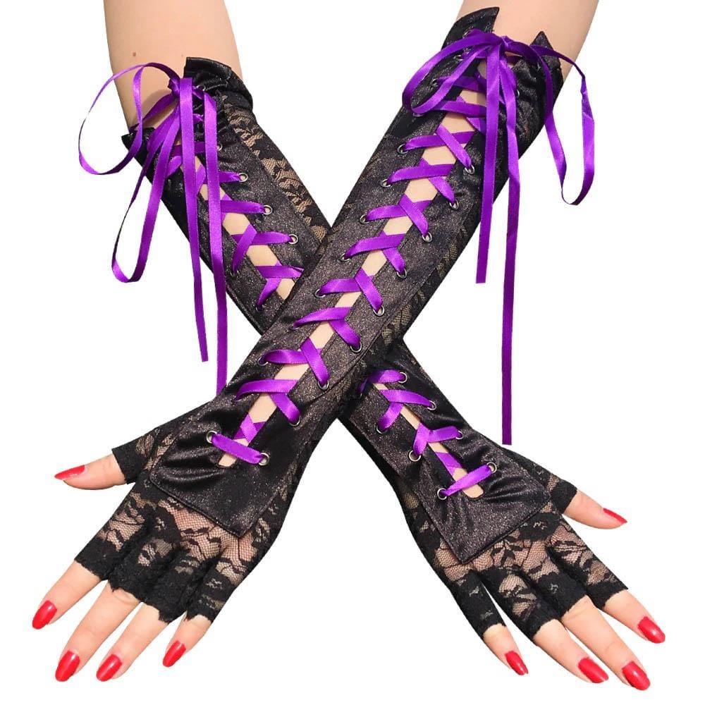 Sexy Gothic Valentine Gloves | Goth Gloves - Gothic Babe Co