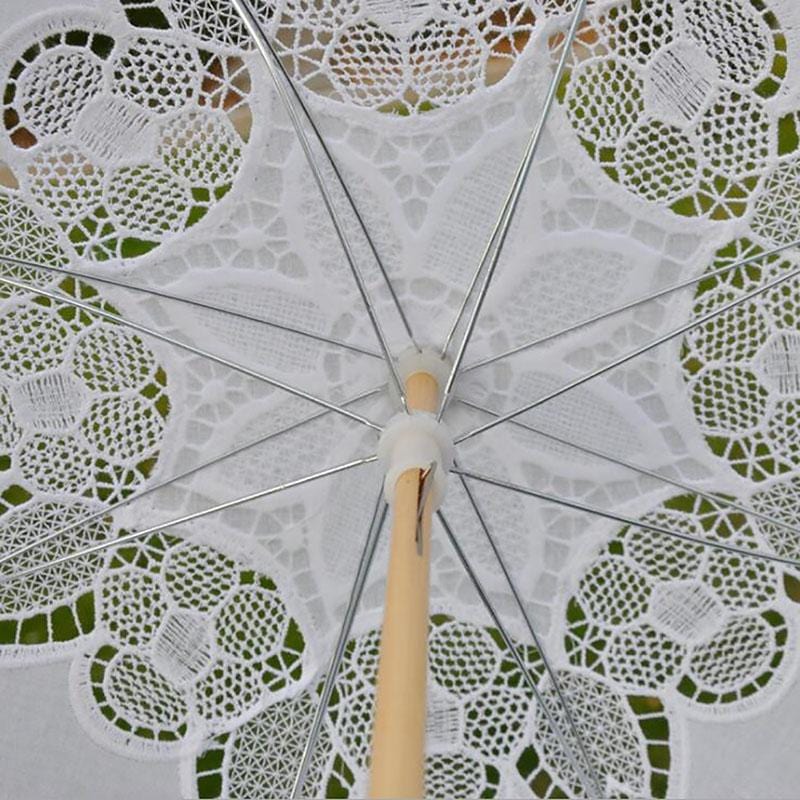 Dark Gothic Lace Umbrella | Goth Umbrella - Gothic Babe Co