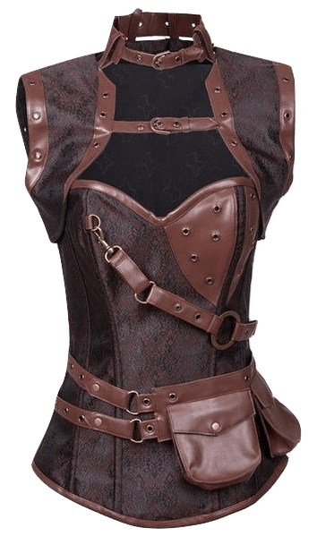 Gothic/SP Tribulations Steel Boned Corset - Gothic Babe Co