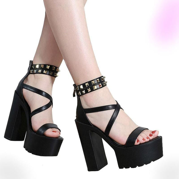 Passionate Influence Sandals - Gothic Babe Co
