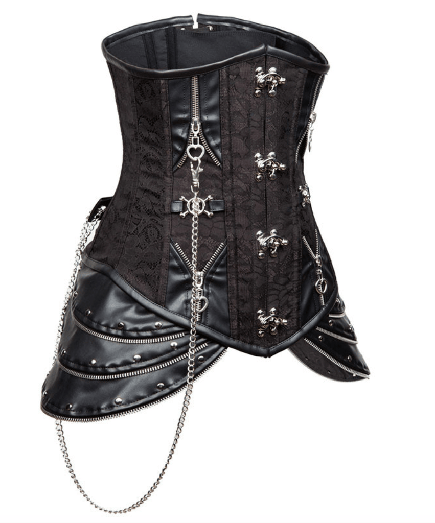 Hellebore Gothic Underbust Corset Steel Bone – Gothic Babe Co
