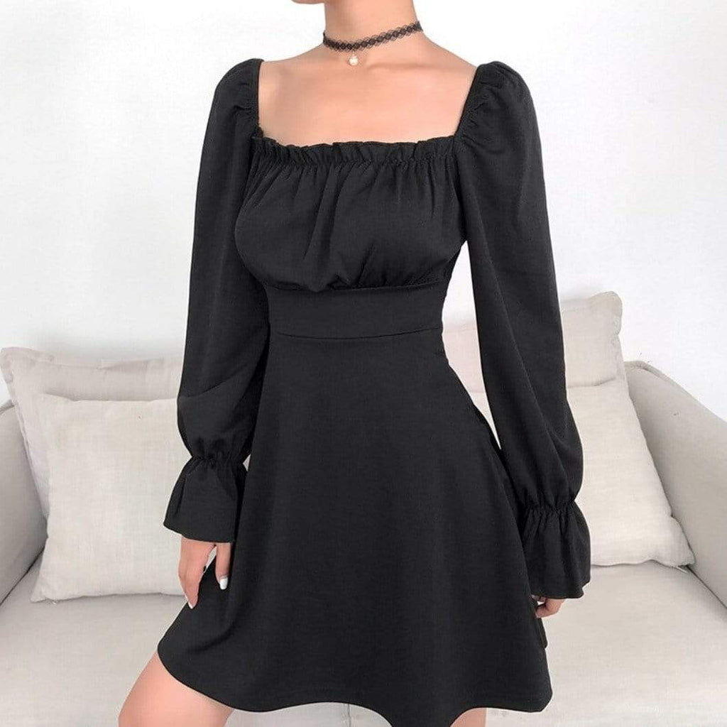 Perfect Mistake Lace Up Dress – Gothic Babe Co