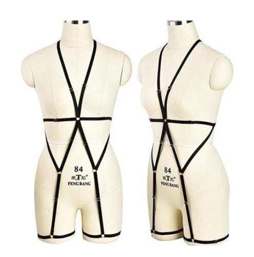 Goth Rave Body Harness Selection - Gothic Babe Co