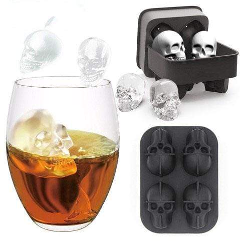 Skull Head Ice Cube Mold - Gothic Babe Co