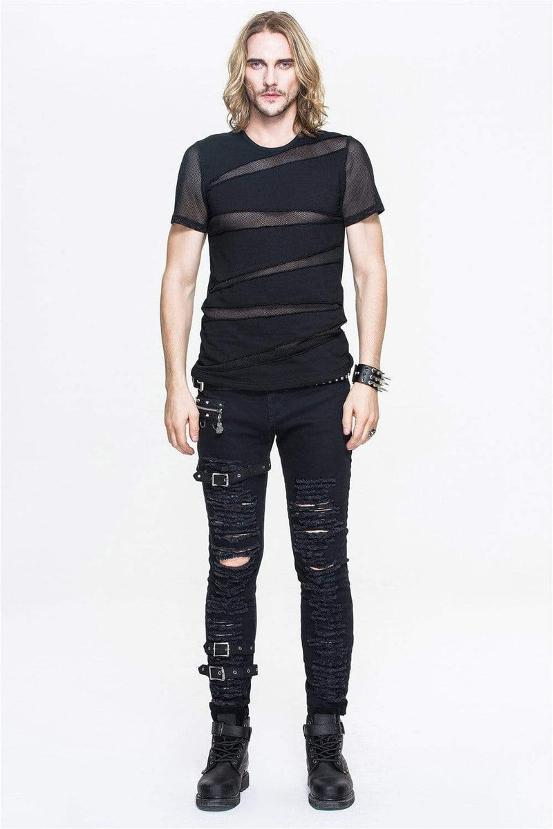 Punk Mesh Shirt - Gothic Babe Co